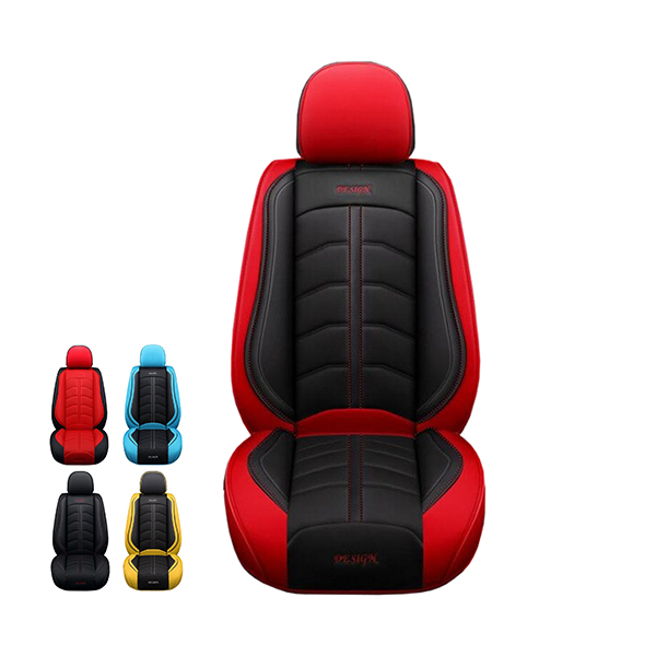 代購代標第一品牌－樂淘letao－200系 ハイエース H16.8～ スーパーGL 5人乗り シートカバー レッド×ブラック プレミアムPUレザー 1台分 内装 水拭き可能 ドレスアップ